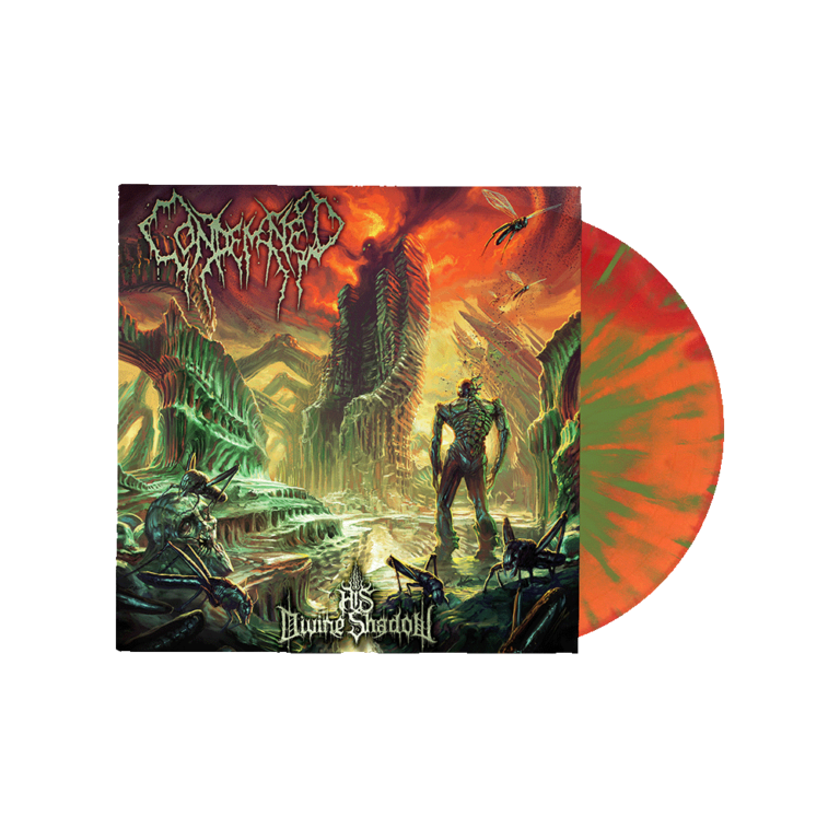 His Divine Shadow 12" - Orange & Red with Olive Splatter - Unique Leader