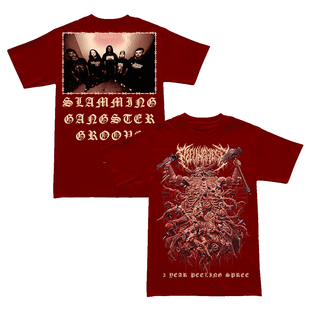 3 Year Peeling Spree T Shirt Red Unique Leader 3 Year Peeling Spree T Shirt Red Unique Leader